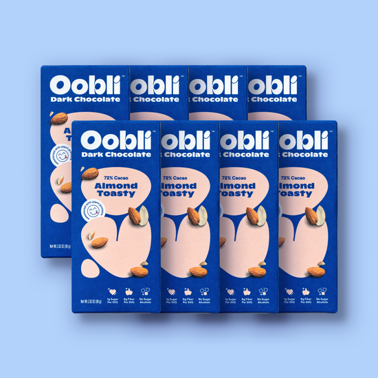 Dark Chocolate Almond Toasty Bars – Oobli