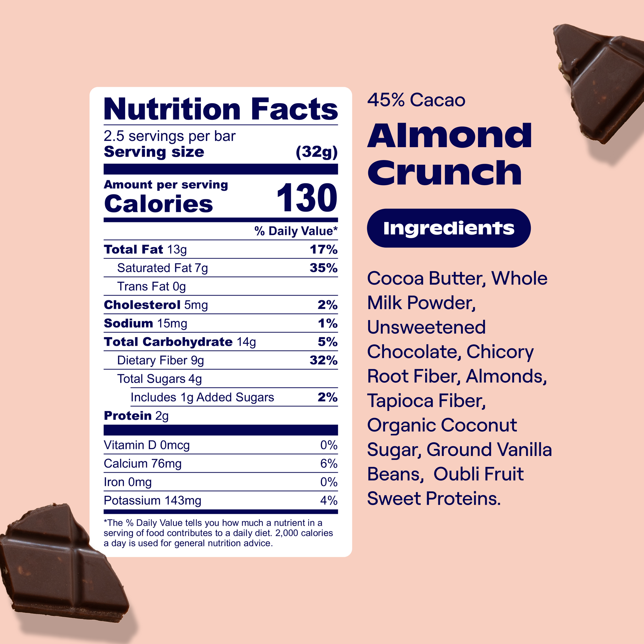 Milk Chocolate Almond Crunch Bars – Oobli